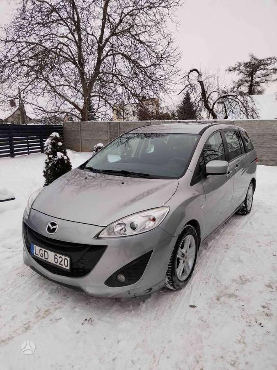 Pelēks Mazda 5 2010 Kauņa, ar dzinēja tilpumu 2.00 L un nobraukumu 380 tūkst. km par 2750 €, foto 1 vietnē AUTOMOTO.COM.LV