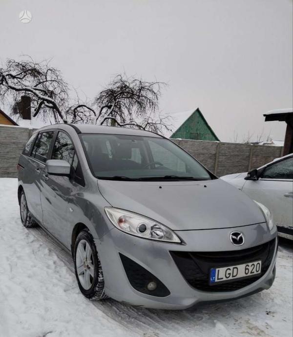 Grey Mazda 5 2010 in Kaunas, with an engine capacity of 2.00 L and mileage of 380 thousand km for 2750 €, photo 3 on AUTOMOTO.COM.LV