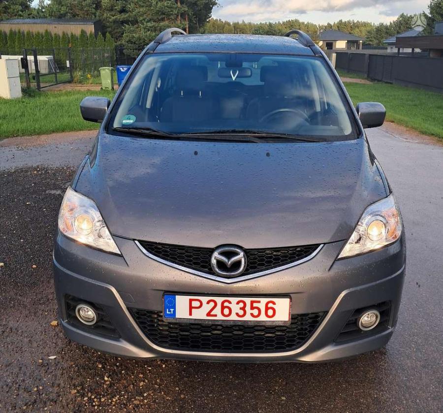 Pelēks Mazda 5 2010 Viļņa, ar dzinēja tilpumu 2.00 L un nobraukumu 248 tūkst. km par 2699 €, foto 3 vietnē AUTOMOTO.COM.LV