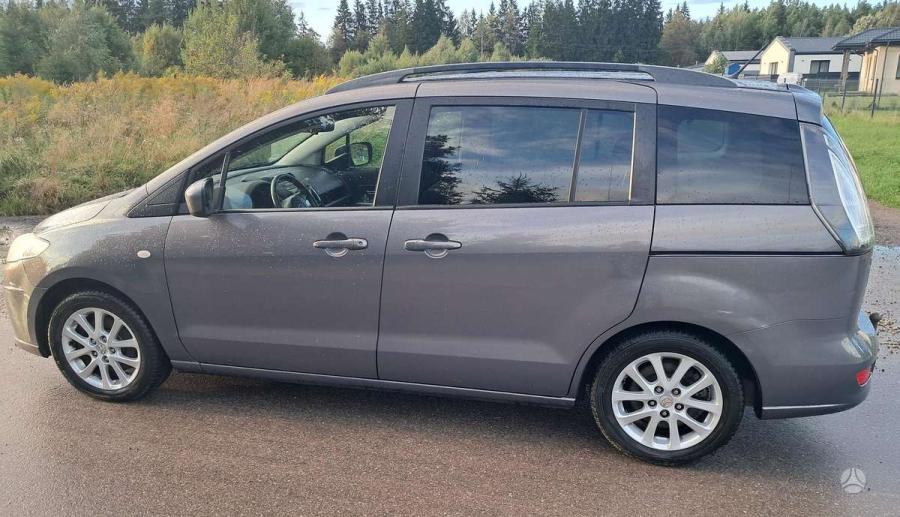 Pelēks Mazda 5 2010 Viļņa, ar dzinēja tilpumu 2.00 L un nobraukumu 248 tūkst. km par 2699 €, foto 5 vietnē AUTOMOTO.COM.LV