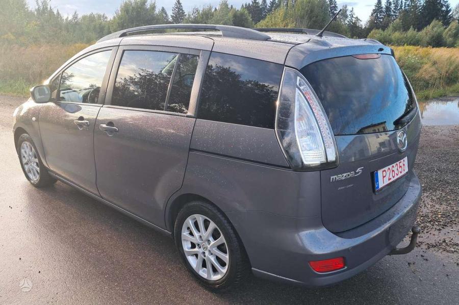 Pelēks Mazda 5 2010 Viļņa, ar dzinēja tilpumu 2.00 L un nobraukumu 248 tūkst. km par 2699 €, foto 9 vietnē AUTOMOTO.COM.LV