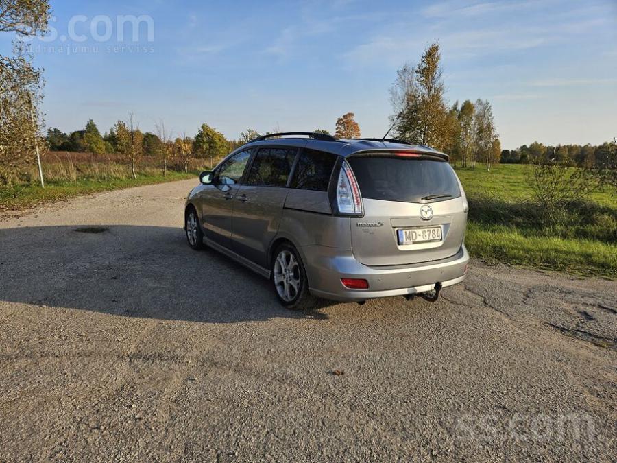 Grey Mazda 5 2010 in Rezekne, with an engine capacity of 2.00 L and mileage of 271 thousand km for 1850 €, photo 5 on AUTOMOTO.COM.LV