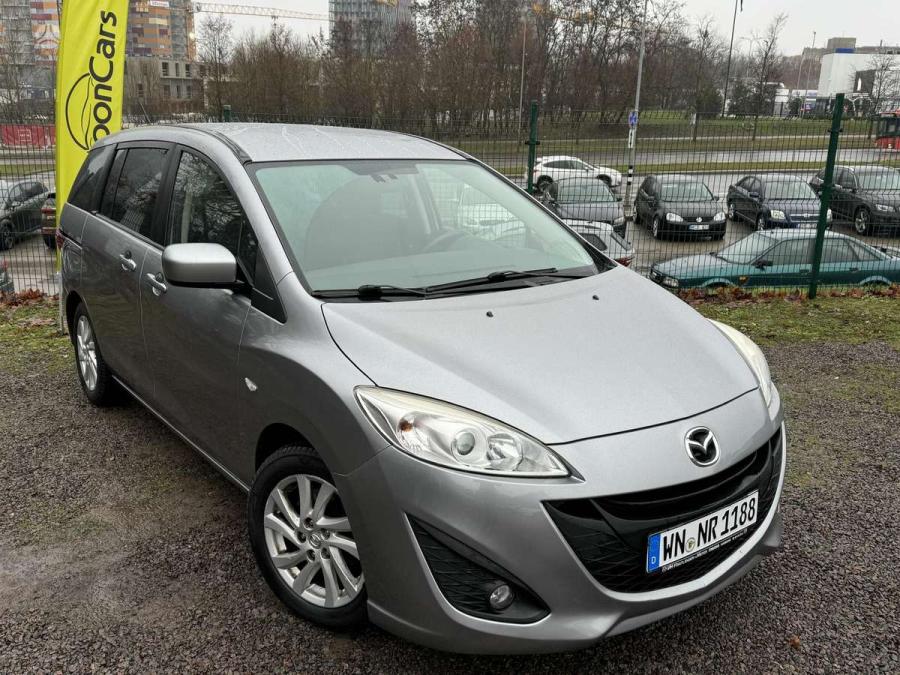 Grey Mazda 5 2011 in Vilnius, with an engine capacity of 2.00 L and mileage of 130 thousand km for 5000 €, photo 3 on AUTOMOTO.COM.LV