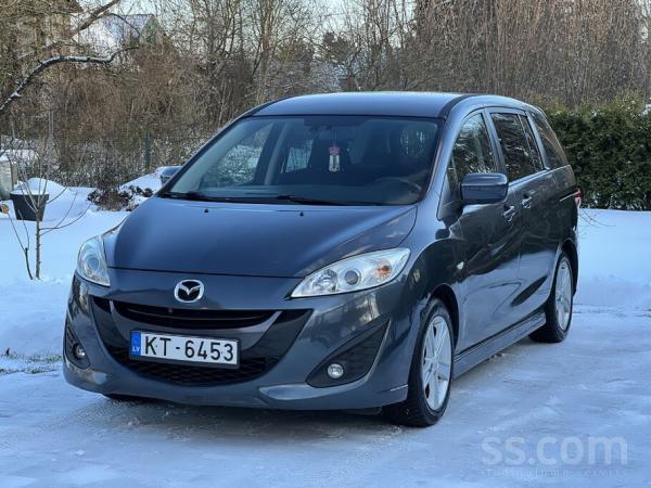 Pelēks Mazda 5 2011 Rīga, ar dzinēja tilpumu 1.60 L un nobraukumu 236 tūkst. km par 3390 €, foto 1 vietnē AUTOMOTO.COM.LV