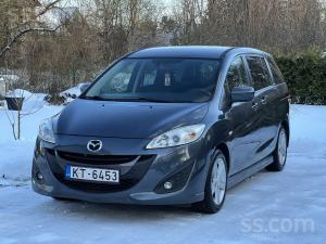 Grey Mazda 5 2011 in Riga, with an engine capacity of 1.60 L and mileage of 236 thousand km for 3390 €, photo  on AUTOMOTO.COM.LV