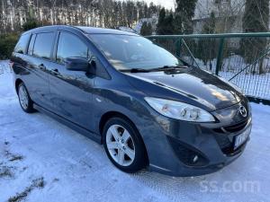Grey Mazda 5 2011 in Riga, with an engine capacity of 1.60 L and mileage of 236 thousand km for 3390 €, photo 16 on AUTOMOTO.COM.LV