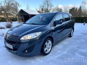Grey Mazda 5 2011 in Riga, with an engine capacity of 1.60 L and mileage of 236 thousand km for 3390 €, photo 19 on AUTOMOTO.COM.LV