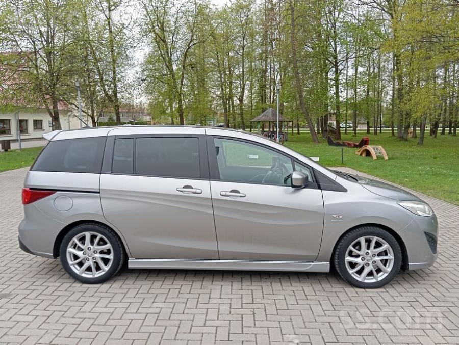 Pelēks Mazda 5 2011 Jelgava, ar dzinēja tilpumu 1.60 L un nobraukumu 162 tūkst. km par 5500 €, foto 3 vietnē AUTOMOTO.COM.LV