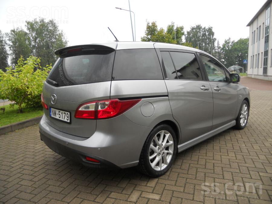 Pelēks Mazda 5 2011 Jelgava, ar dzinēja tilpumu 1.60 L un nobraukumu 162 tūkst. km par 5500 €, foto 10 vietnē AUTOMOTO.COM.LV