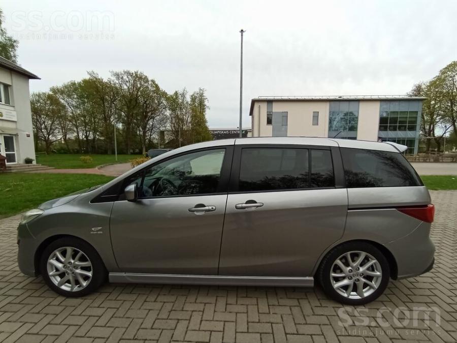 Pelēks Mazda 5 2011 Jelgava, ar dzinēja tilpumu 1.60 L un nobraukumu 162 tūkst. km par 5500 €, foto 19 vietnē AUTOMOTO.COM.LV