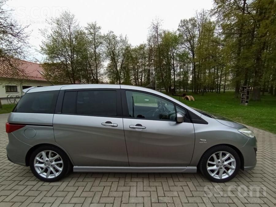 Pelēks Mazda 5 2011 Jelgava, ar dzinēja tilpumu 1.60 L un nobraukumu 162 tūkst. km par 5500 €, foto 21 vietnē AUTOMOTO.COM.LV