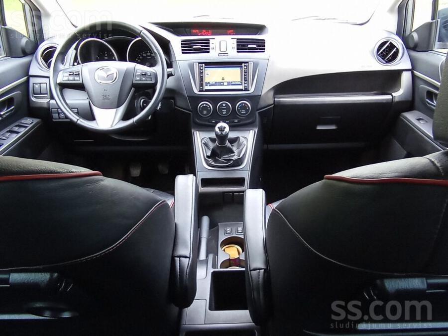 Pelēks Mazda 5 2011 Jelgava, ar dzinēja tilpumu 1.60 L un nobraukumu 162 tūkst. km par 5500 €, foto 22 vietnē AUTOMOTO.COM.LV