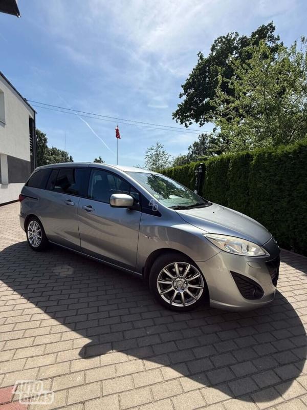 Pelēks Mazda 5 2011 Mažeikiai, ar dzinēja tilpumu 1.60 L un nobraukumu 175 tūkst. km par 3800 €, foto 1 vietnē AUTOMOTO.COM.LV