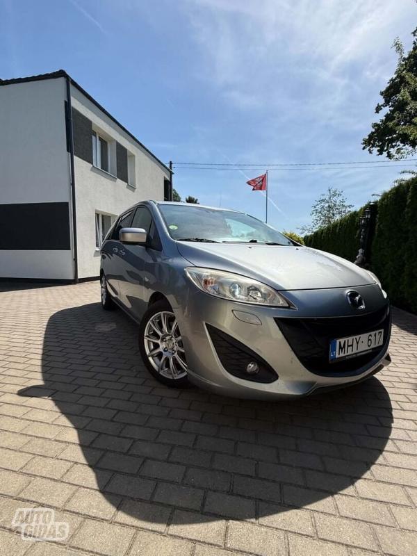 Pelēks Mazda 5 2011 Mažeikiai, ar dzinēja tilpumu 1.60 L un nobraukumu 175 tūkst. km par 3800 €, foto 3 vietnē AUTOMOTO.COM.LV