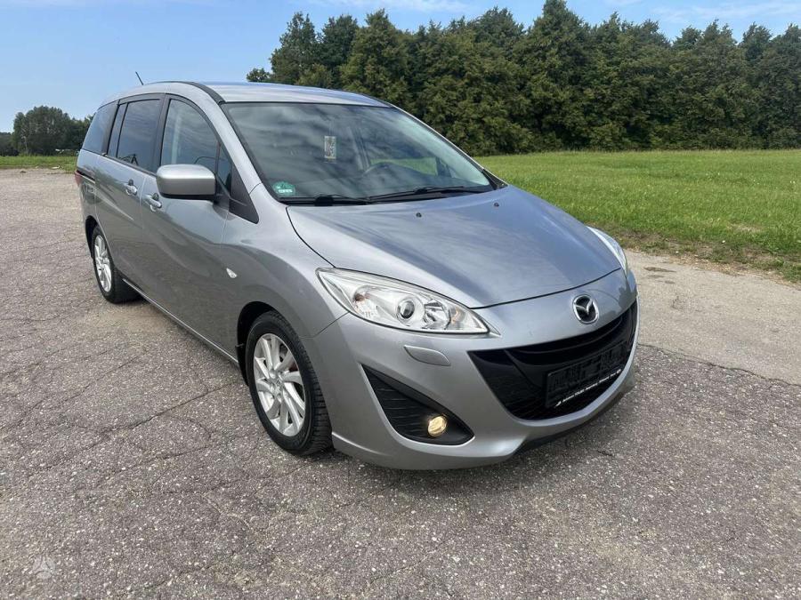 Grey Mazda 5 2011 in Siauliai, with an engine capacity of 1.60 L and mileage of 188 thousand km for 3950 €, photo 1 on AUTOMOTO.COM.LV