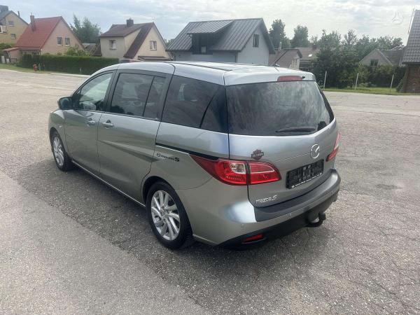 Pelēks Mazda 5 2011 Šauļi, ar dzinēja tilpumu 1.60 L un nobraukumu 188 tūkst. km par 3950 €, foto 5 vietnē AUTOMOTO.COM.LV