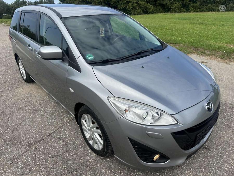 Grey Mazda 5 2011 in Siauliai, with an engine capacity of 1.60 L and mileage of 188 thousand km for 3950 €, photo 10 on AUTOMOTO.COM.LV