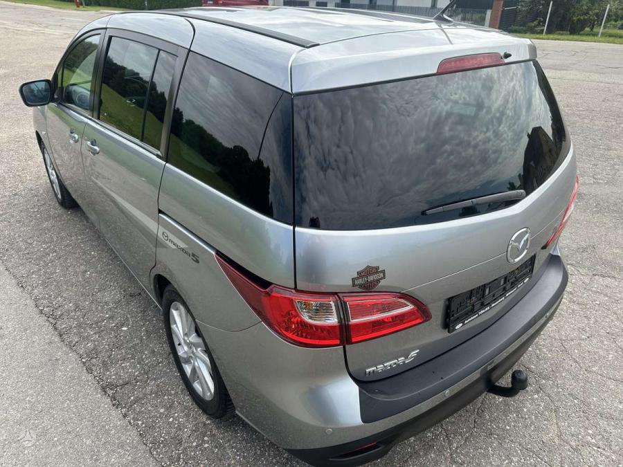 Grey Mazda 5 2011 in Siauliai, with an engine capacity of 1.60 L and mileage of 188 thousand km for 3950 €, photo 12 on AUTOMOTO.COM.LV