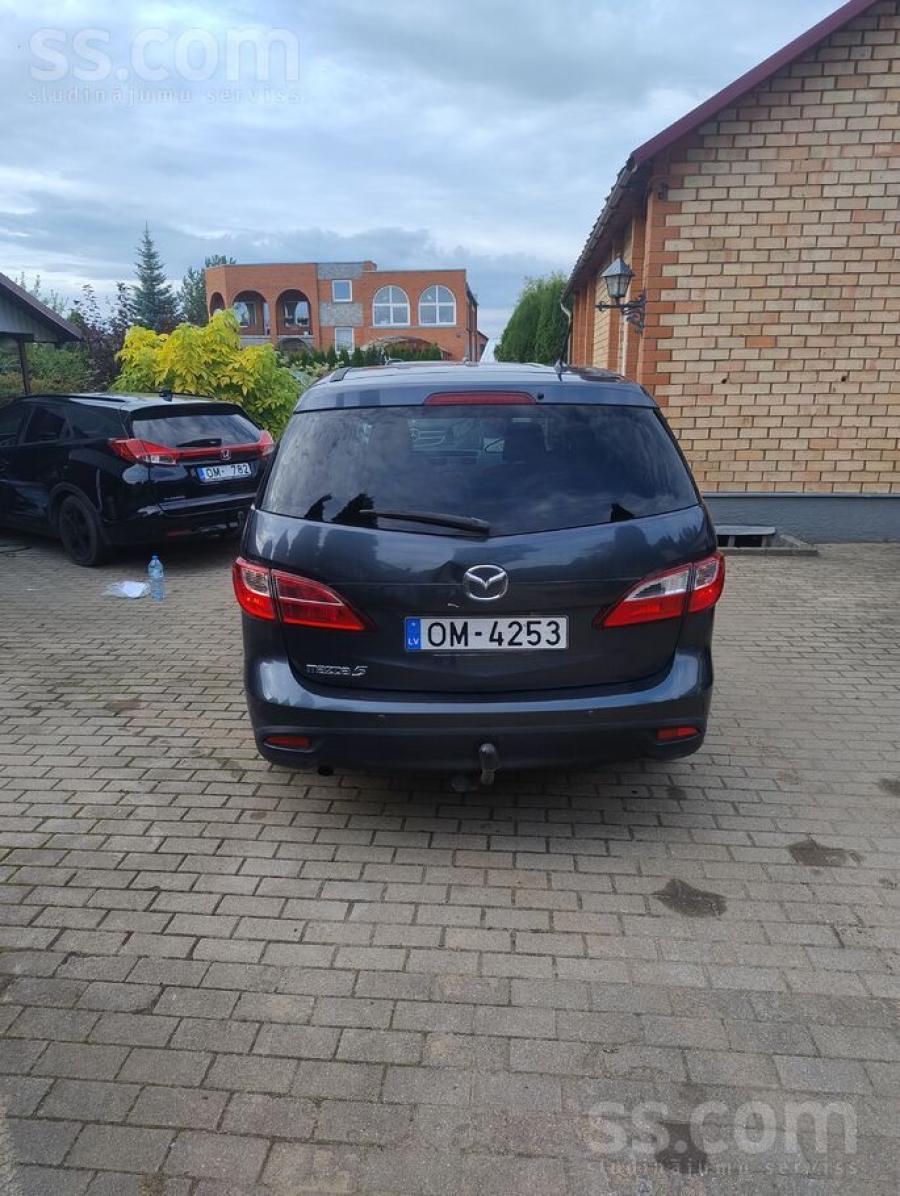 Pelēks Mazda 5 2011 Krāslava, ar dzinēja tilpumu 1.60 L un nobraukumu 240 tūkst. km par 2350 €, foto 4 vietnē AUTOMOTO.COM.LV