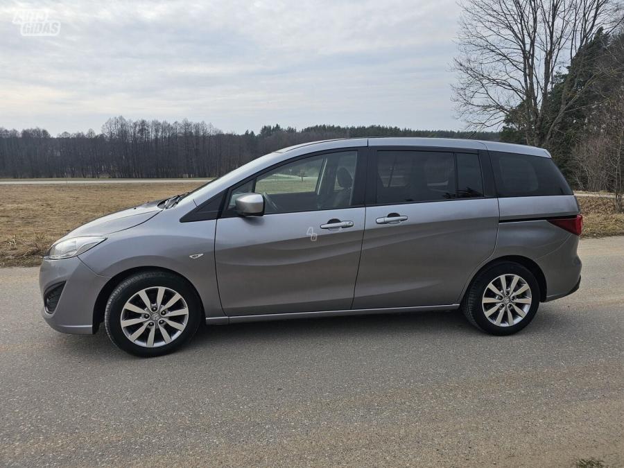 Grey Mazda 5 2012 in Vilnius, with an engine capacity of 2.50 L and mileage of 25 thousand km for 3700 €, photo 4 on AUTOMOTO.COM.LV