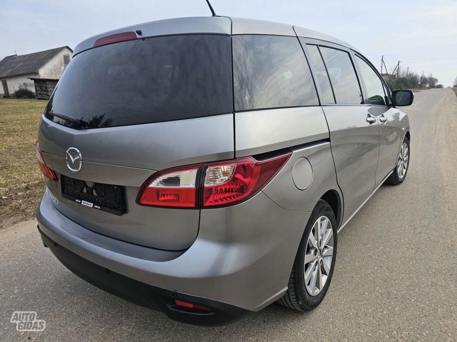 Grey Mazda 5 2012 in Vilnius, with an engine capacity of 2.50 L and mileage of 25 thousand km for 3700 €, photo 5 on AUTOMOTO.COM.LV