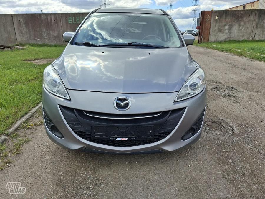 Grey Mazda 5 2012 in Kaunas, with an engine capacity of 2.50 L and mileage of 25 thousand km for 4500 €, photo 1 on AUTOMOTO.COM.LV