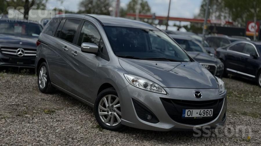 Pelēks Mazda 5 2014 Jelgava, ar dzinēja tilpumu 1.60 L un nobraukumu 133 tūkst. km par 4990 €, foto 3 vietnē AUTOMOTO.COM.LV