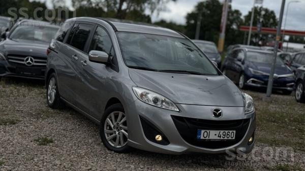 Pelēks Mazda 5 2014 Jelgava, ar dzinēja tilpumu 1.60 L un nobraukumu 133 tūkst. km par 4990 €, foto 1 vietnē AUTOMOTO.COM.LV