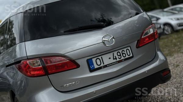 Pelēks Mazda 5 2014 Jelgava, ar dzinēja tilpumu 1.60 L un nobraukumu 133 tūkst. km par 4990 €, foto 6 vietnē AUTOMOTO.COM.LV