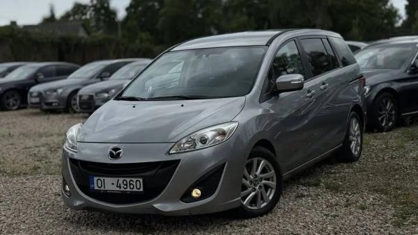 Pelēks Mazda 5 2014 Jelgava, ar dzinēja tilpumu 1.60 L un nobraukumu 133 tūkst. km par 4990 €, foto 2 vietnē AUTOMOTO.COM.LV