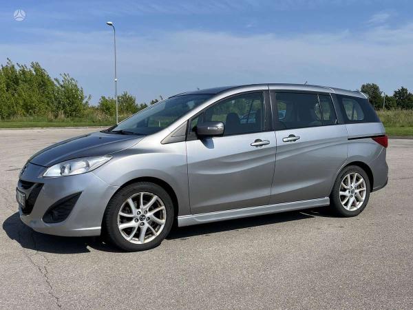 Grey Mazda 5 2014 in Panevezys, with an engine capacity of 2.50 L and mileage of 202 thousand km for 2750 €, photo 1 on AUTOMOTO.COM.LV