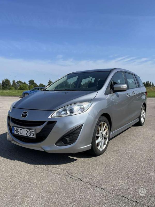 Grey Mazda 5 2014 in Panevezys, with an engine capacity of 2.50 L and mileage of 202 thousand km for 2750 €, photo 3 on AUTOMOTO.COM.LV