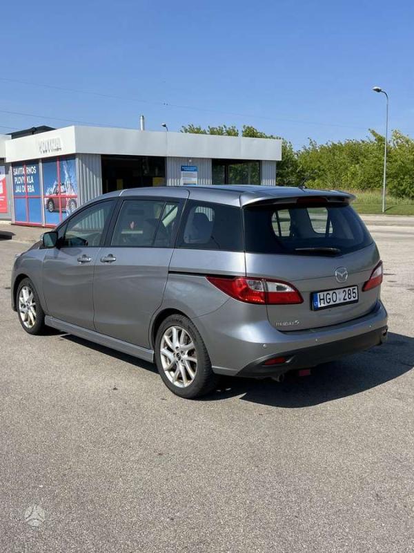 Grey Mazda 5 2014 in Panevezys, with an engine capacity of 2.50 L and mileage of 202 thousand km for 2750 €, photo 7 on AUTOMOTO.COM.LV