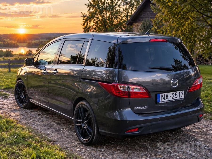 Pelēks Mazda 5 2014 Talsi, ar dzinēja tilpumu 1.60 L un nobraukumu 155 tūkst. km par 4250 €, foto 4 vietnē AUTOMOTO.COM.LV