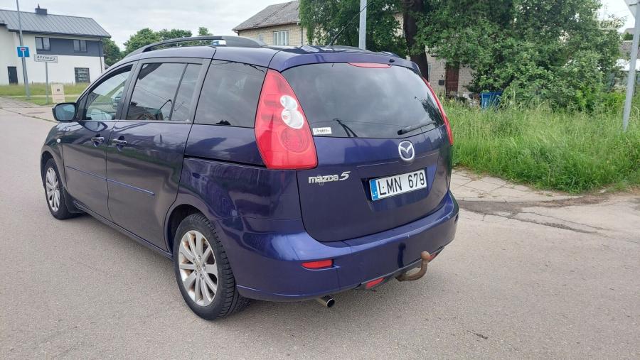 Mazda 5 2006 in Alytus, with an engine capacity of 1.80 L and mileage of 260 thousand km for 1450 €, photo 5 on AUTOMOTO.COM.LV