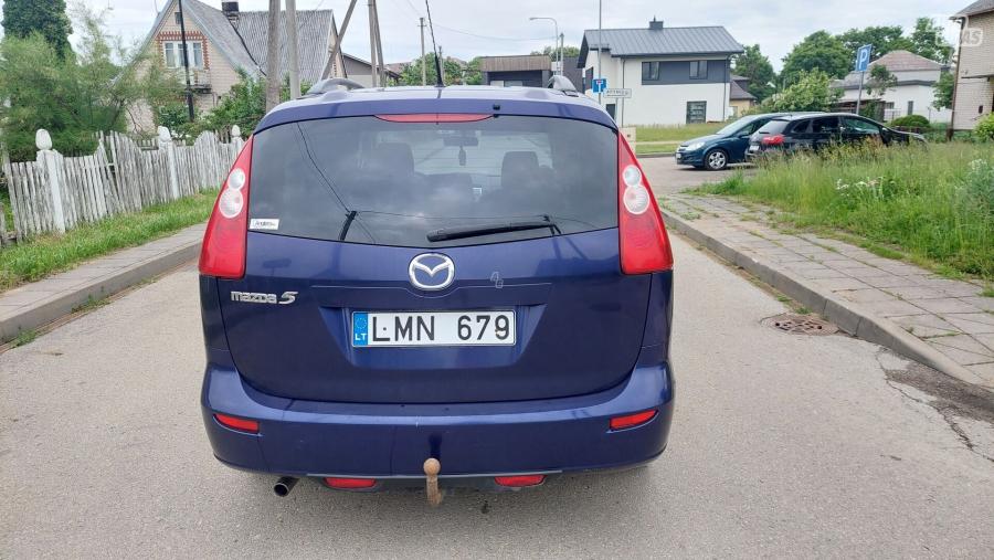 Mazda 5 2006 in Alytus, with an engine capacity of 1.80 L and mileage of 260 thousand km for 1450 €, photo 6 on AUTOMOTO.COM.LV