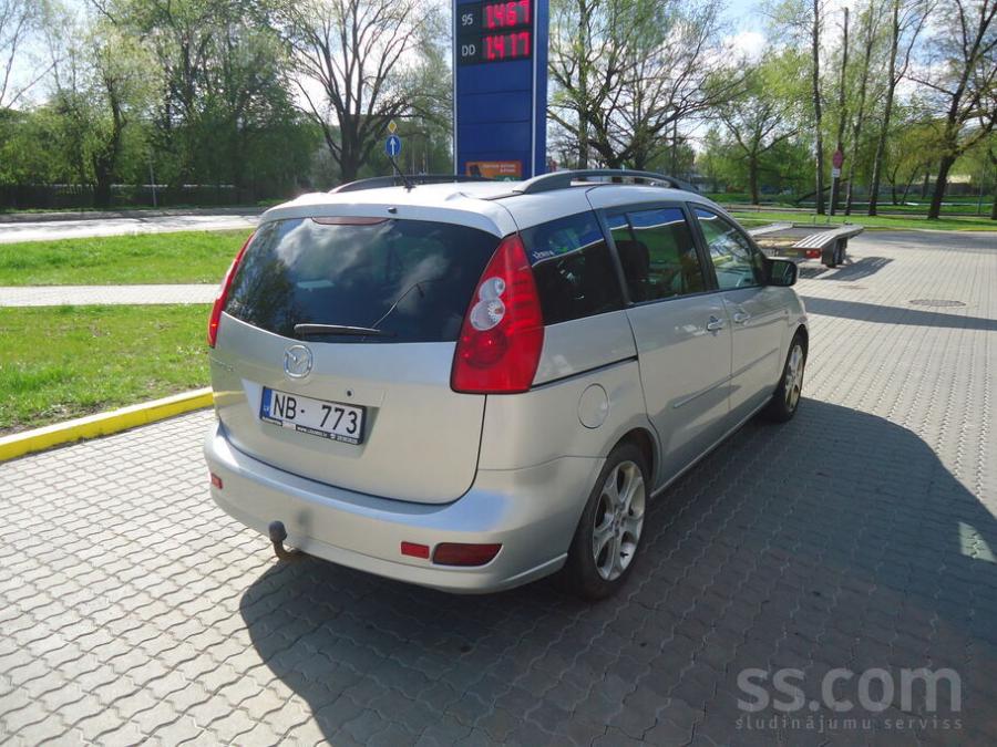 Mazda 5 2008 in Riga, with an engine capacity of 2.00 L and mileage of 245 thousand km for 2670 €, photo 5 on AUTOMOTO.COM.LV
