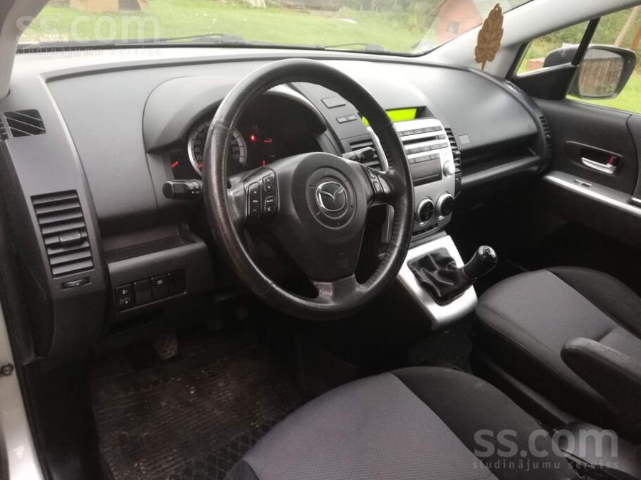 Mazda 5 2008 in Aizkraukle, with an engine capacity of 2.00 L and mileage of 313 thousand km for 1200 €, photo 6 on AUTOMOTO.COM.LV
