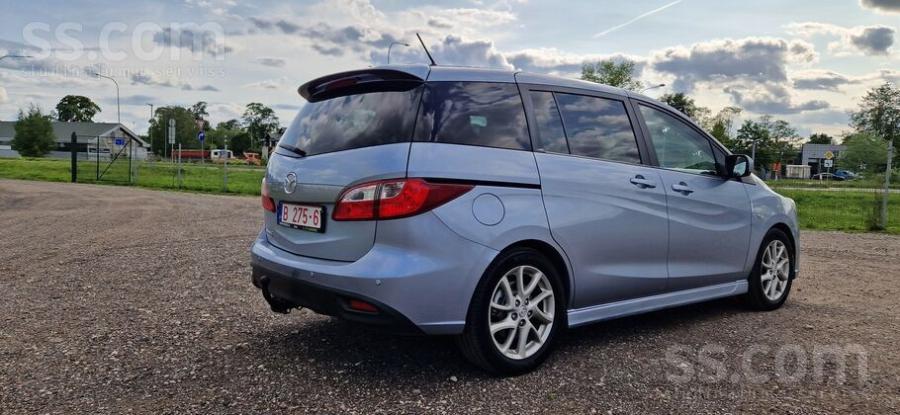 Mazda 5 2013 Daugavpils, ar dzinēja tilpumu 1.60 L un nobraukumu 215 tūkst. km par 5350 €, foto 5 vietnē AUTOMOTO.COM.LV