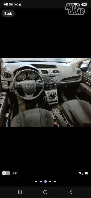 Mazda 5 2013 in Kaunas, with an engine capacity of 2.00 L and mileage of 190 thousand km for 1200 €, photo 7 on AUTOMOTO.COM.LV