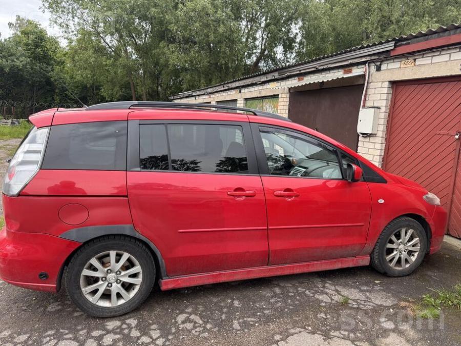 Sarkans Mazda 5 2007 Rīga, ar dzinēja tilpumu 2.00 L un nobraukumu 256 tūkst. km par 1650 €, foto 4 vietnē AUTOMOTO.COM.LV