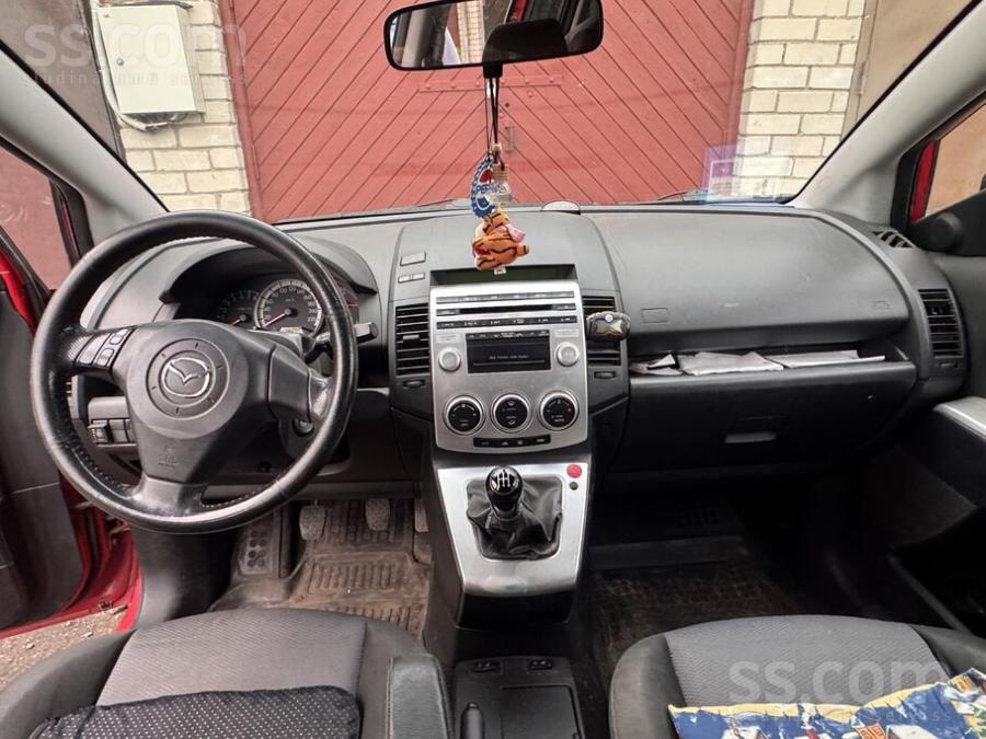 Sarkans Mazda 5 2007 Rīga, ar dzinēja tilpumu 2.00 L un nobraukumu 256 tūkst. km par 1650 €, foto 6 vietnē AUTOMOTO.COM.LV