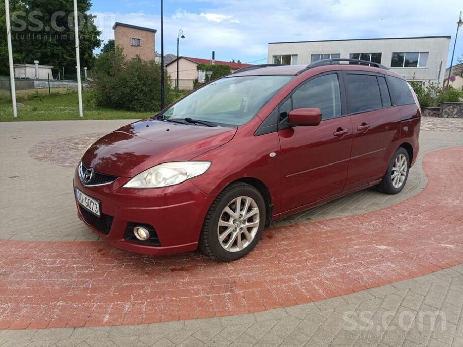 Красный Мазда 5 2008 в Рига, объемом двигателя 2.00 л и пробегом 297 тыс. км за 1800 €, фото 3 на AUTOMOTO.COM.LV