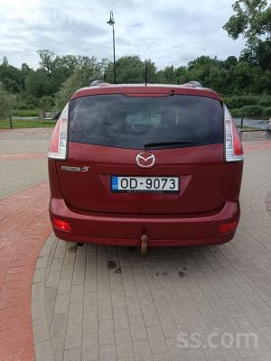 Красный Мазда 5 2008 в Рига, объемом двигателя 2.00 л и пробегом 297 тыс. км за 1800 €, фото 4 на AUTOMOTO.COM.LV