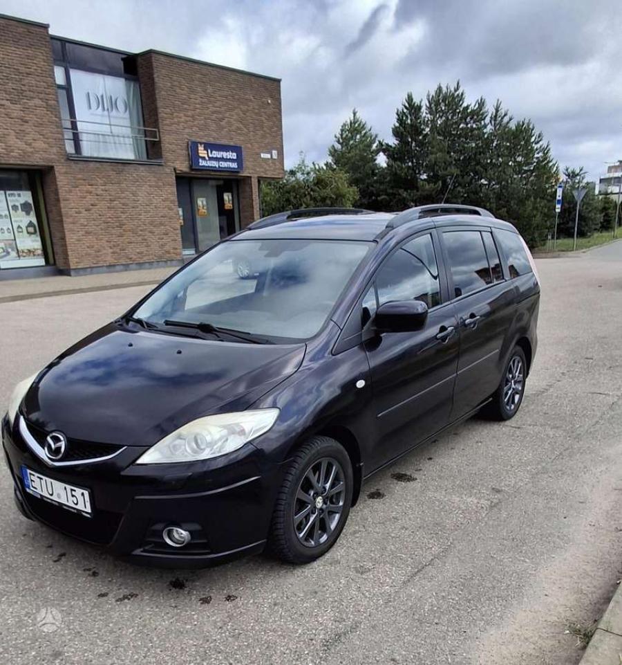 Violets Mazda 5 2010 Kauņa, ar dzinēja tilpumu 2.00 L un nobraukumu 110 tūkst. km par 1690 €, foto 1 vietnē AUTOMOTO.COM.LV