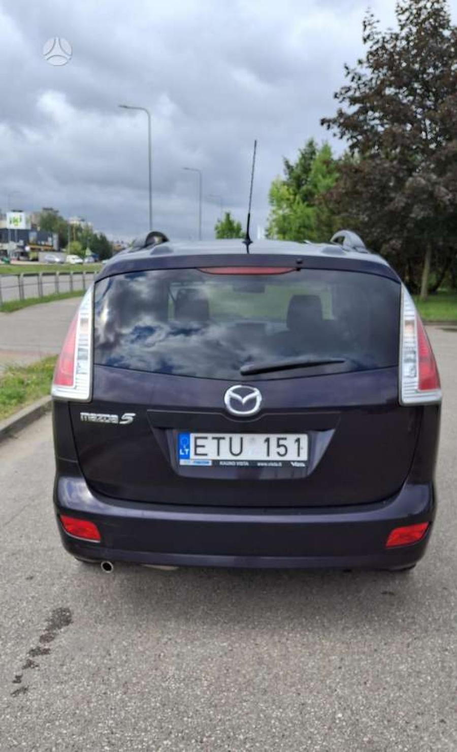 Violets Mazda 5 2010 Kauņa, ar dzinēja tilpumu 2.00 L un nobraukumu 110 tūkst. km par 1690 €, foto 4 vietnē AUTOMOTO.COM.LV