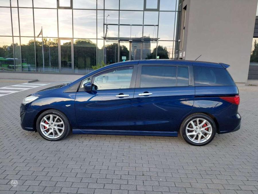 Violets Mazda 5 2012 Kauņa, ar dzinēja tilpumu 1.60 L un nobraukumu 267 tūkst. km par 3770 €, foto 5 vietnē AUTOMOTO.COM.LV