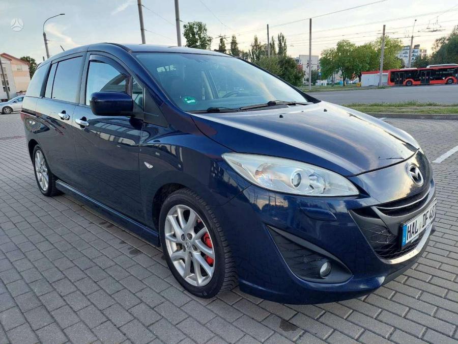 Violets Mazda 5 2012 Kauņa, ar dzinēja tilpumu 1.60 L un nobraukumu 267 tūkst. km par 3770 €, foto 11 vietnē AUTOMOTO.COM.LV