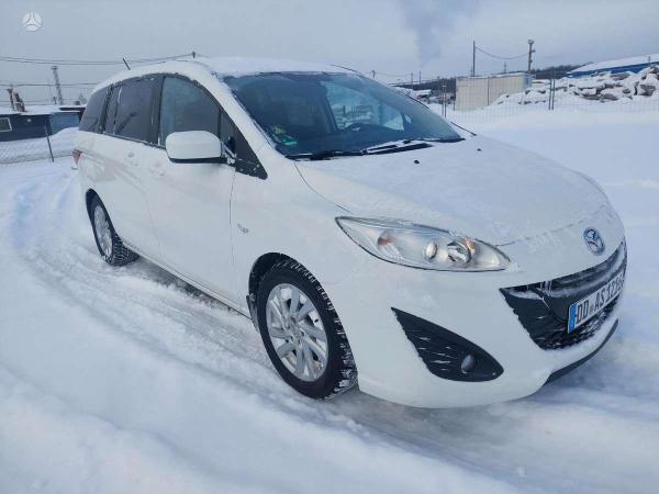 White Mazda 5 2011 in Kaunas, with an engine capacity of 1.56 L and mileage of 221 thousand km for 2990 €, photo 2 on AUTOMOTO.COM.LV
