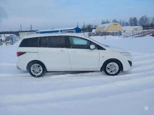 White Mazda 5 2011 in Kaunas, with an engine capacity of 1.56 L and mileage of 221 thousand km for 2990 €, photo 5 on AUTOMOTO.COM.LV